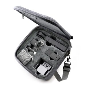 maxcam shoulder bag travel case for dji pocket 2 creator combo (pocket 2 and accessories are not included)