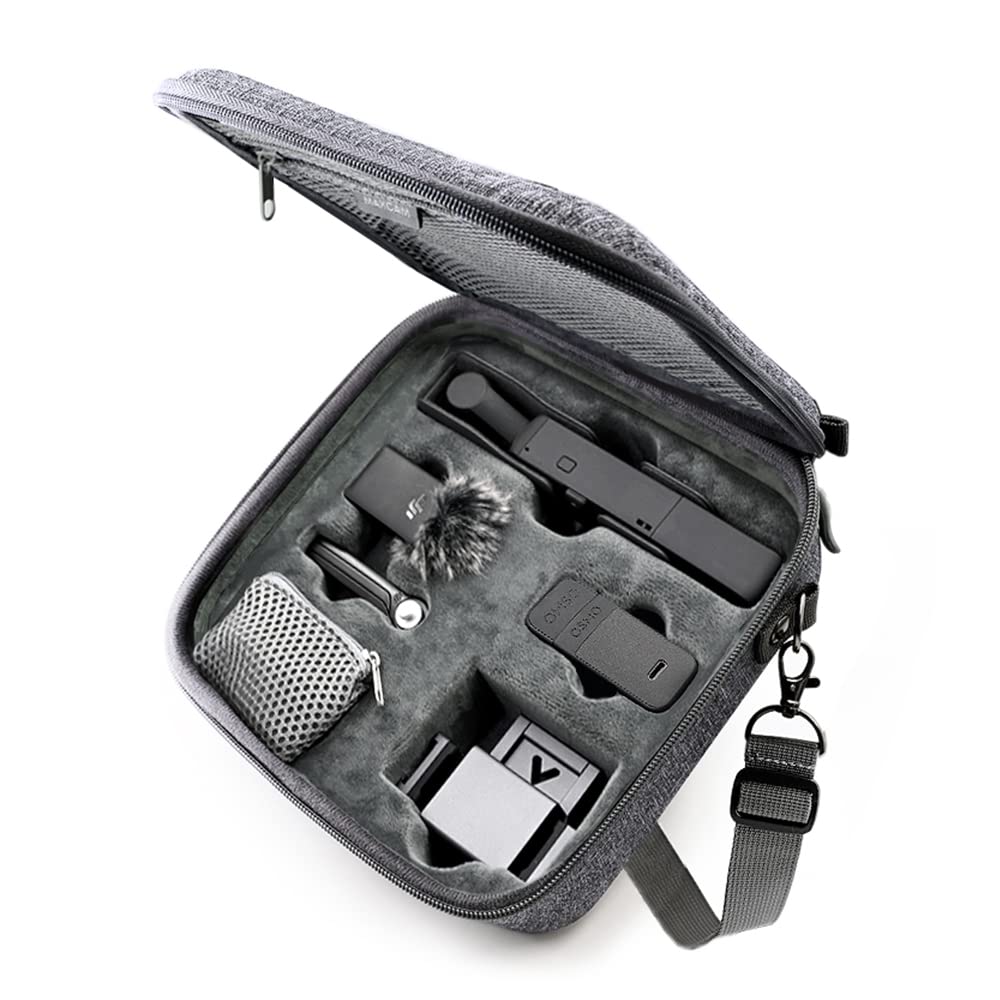 MAXCAM Shoulder Bag Travel Case for DJI Pocket 2 Creator Combo (Pocket 2 and Accessories are NOT Included)