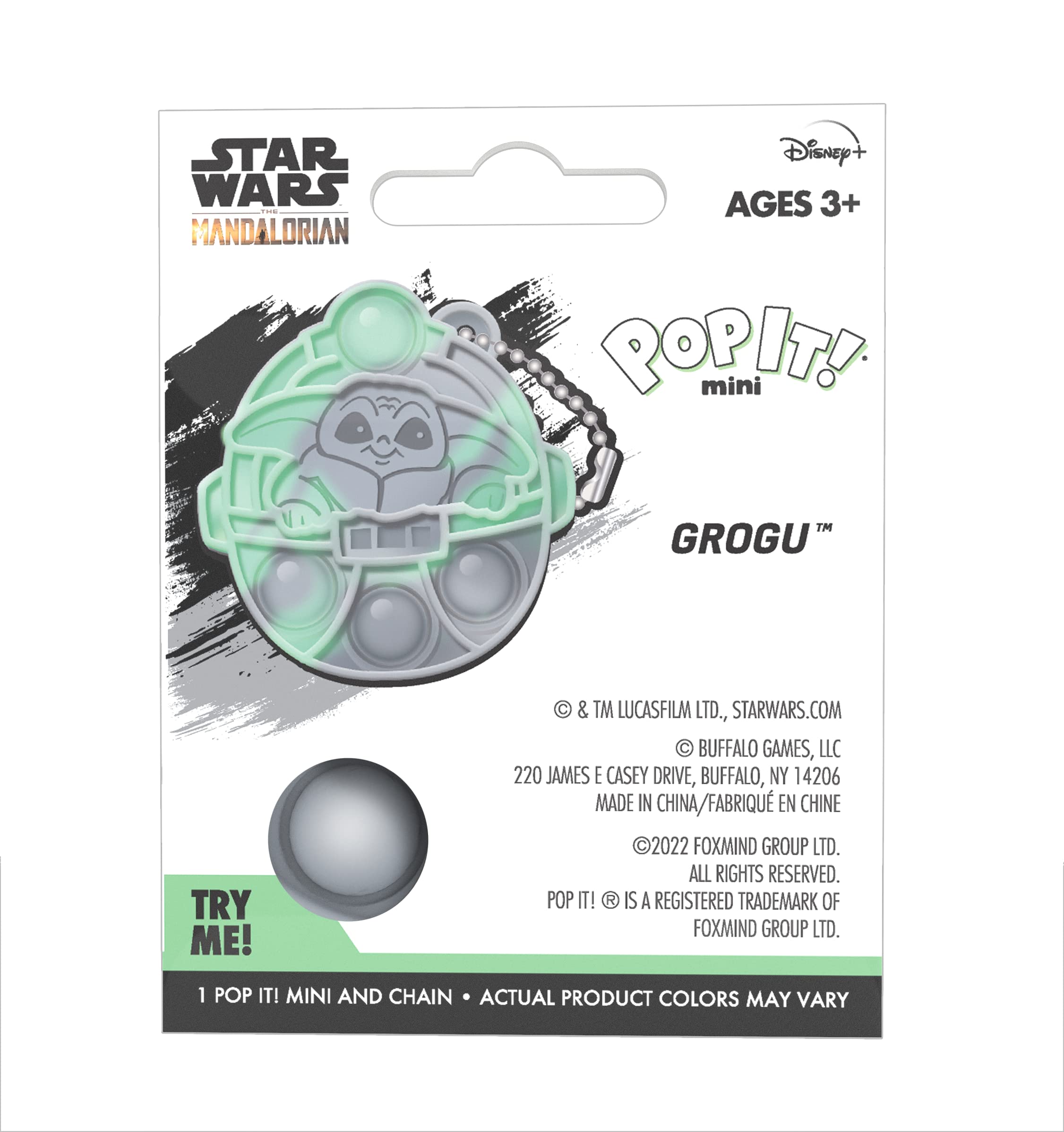 Pop It! Buffalo Games - Star Wars Mini Grogu