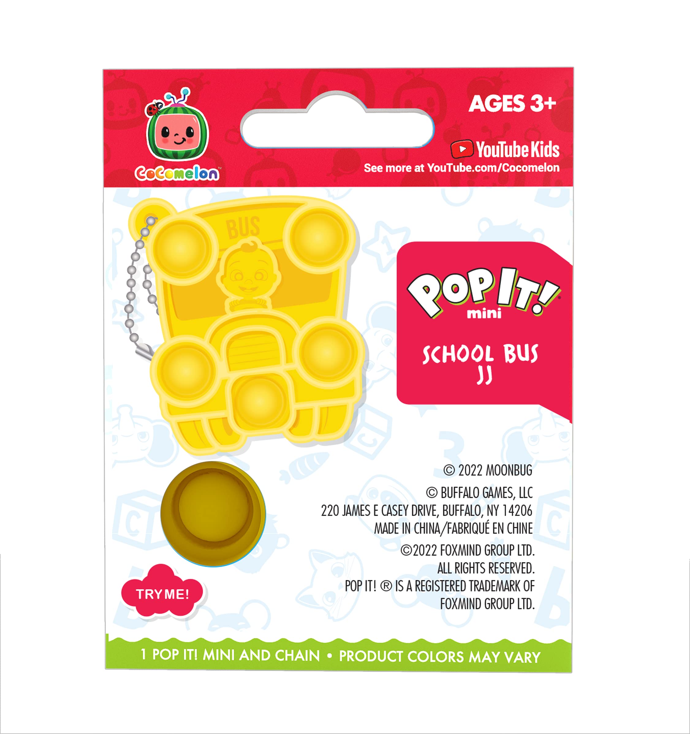 Pop It! Buffalo Games - Cocomelon Mini Bus