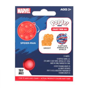 Pop It! Buffalo Games - Marvel Mini Spider Man