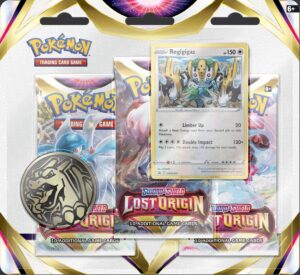 pokemon tcg: lost origin regigigas 3pk blister