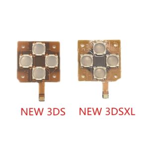 for New 3DS Direction Cross Button Left Keyboard with Flex Cable for Nintendo New 3DS / New 3DS XL LL D-Pad Button Board (New 3DS)