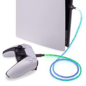 eXtremeRate LED Light Strip Illuminated Charging Cable for ps5