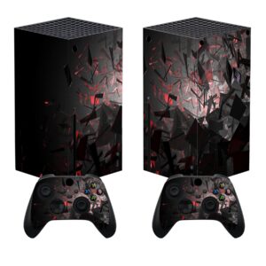 playvital fragmented space custom vinyl skins for xbox core wireless controller, wrap decal cover stickers for xbox series x console controller