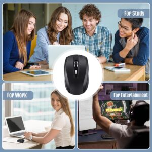 Macarrie 12 Pack Wireless Mouse for Laptop 1200dpi Wireless Computer Mouse with 6 Buttons Wireless Mouse Bulk Included Wireless USB Receiver Compatible Wireless Mouse for Windows, Pc, Computer