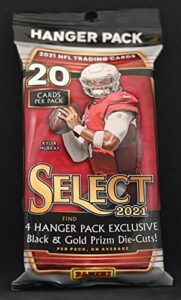 panini america inc 2021 panini select football hanger pack - 20 trading cards