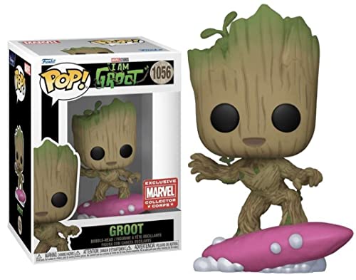 Funko Pop Groot #1056 Marvel Collector Corps Exclusive Disney+ I am Groot