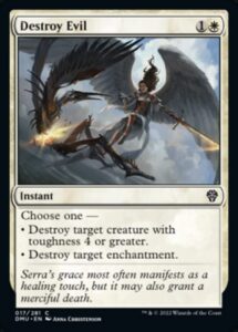 magic: the gathering - destroy evil (017) - dominaria united