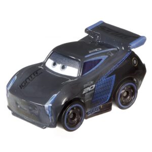 mattel cars mini racers collectible die-cast vehicle - fkt73 ~ jackson storm ~ blue and gray ~ #20 on side