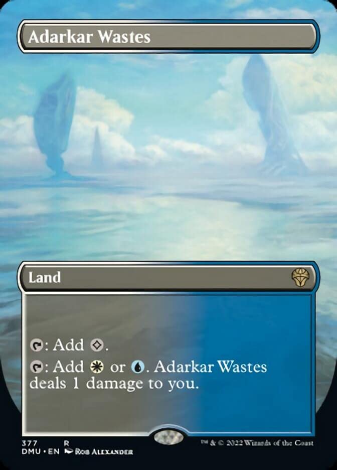 Magic: the Gathering - Adarkar Wastes (377) - Borderless - Dominaria United