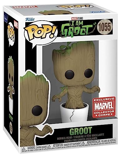 Funko Pop Groot #1055 Marvel Collector Corps Exclusive Disney+ I am Groot