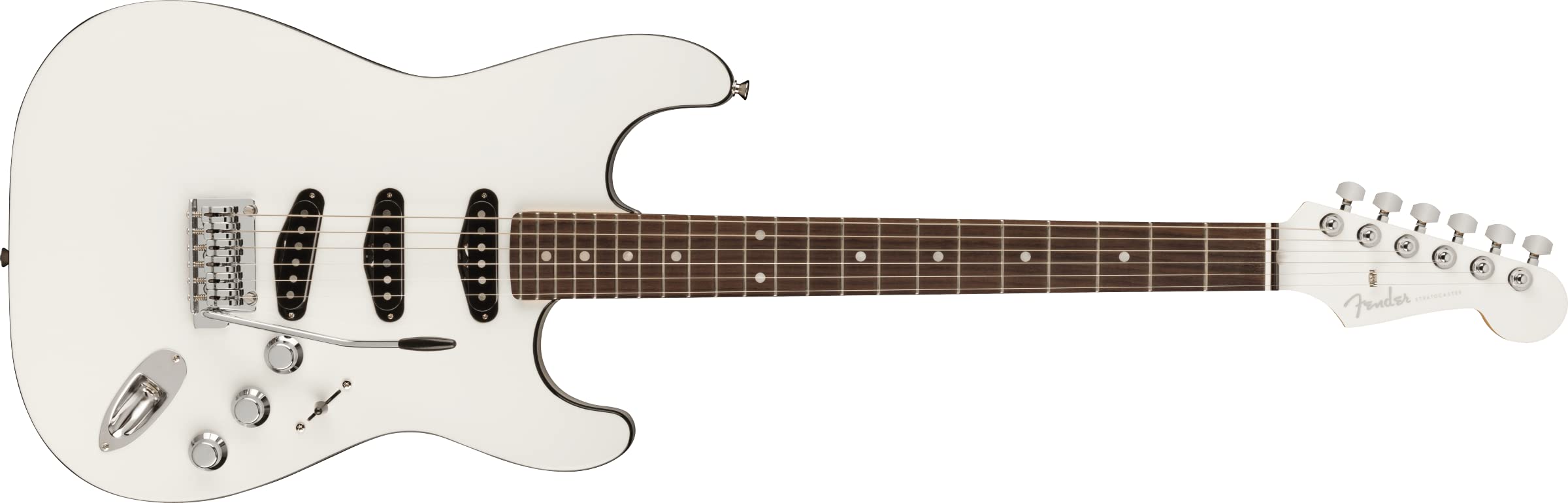 Fender Aerodyne Special Stratocaster Electric Guitar, with 2-Year Warranty, Bright White, Rosewood Fingerboard