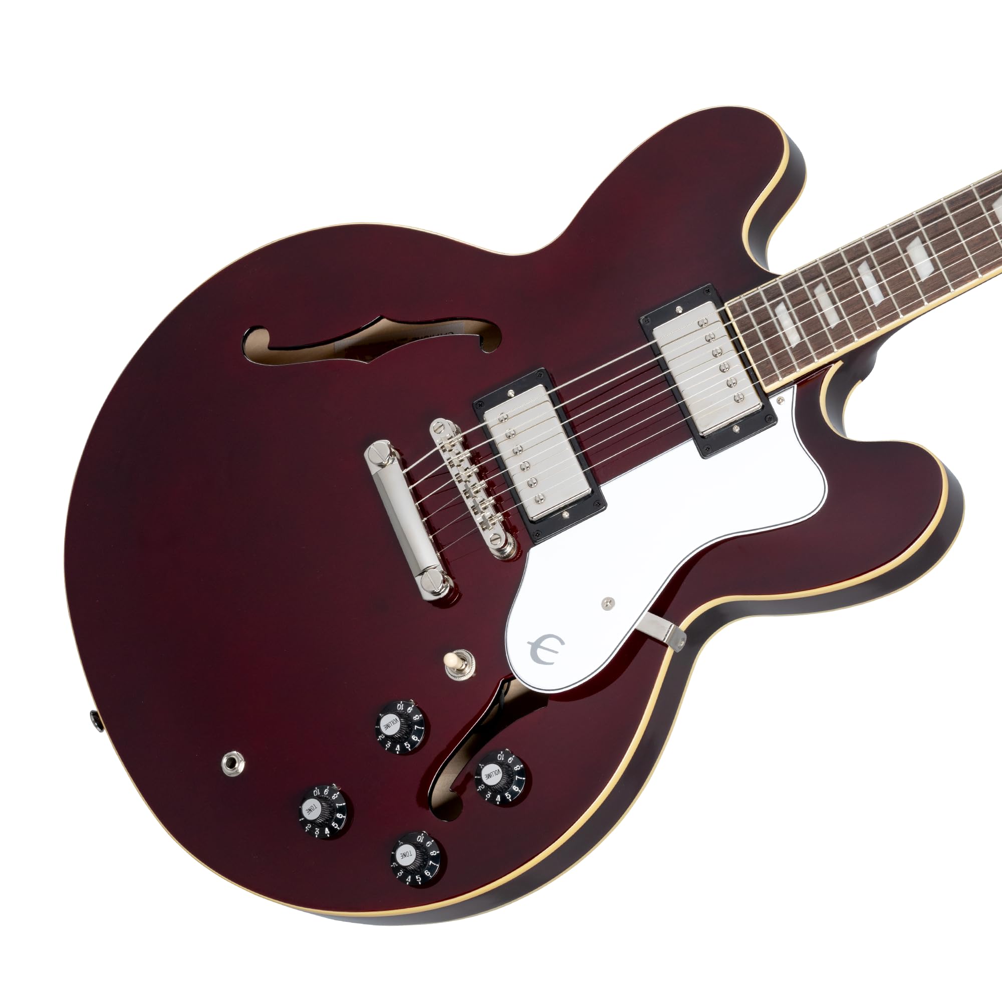 Epiphone Noel Gallagher Riviera, Dark Wine Red with Case