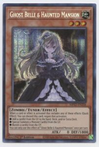 yu-gi-oh! ghost belle & haunted mansion - mp22-en258 - prismatic secret rare - 1st edition