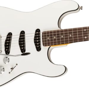 Fender Aerodyne Special Stratocaster Electric Guitar, with 2-Year Warranty, Bright White, Rosewood Fingerboard