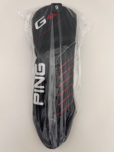 new ping g410 9 wood original golf black leather headcover