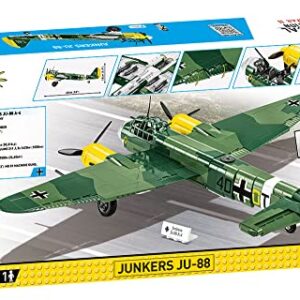 COBI Historical Collection World War II Junkers JU-88 Plane, 1180 pcs