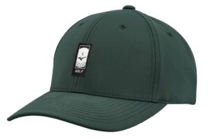 mizuno fresh marble adjustable hat, jungle green, osfa