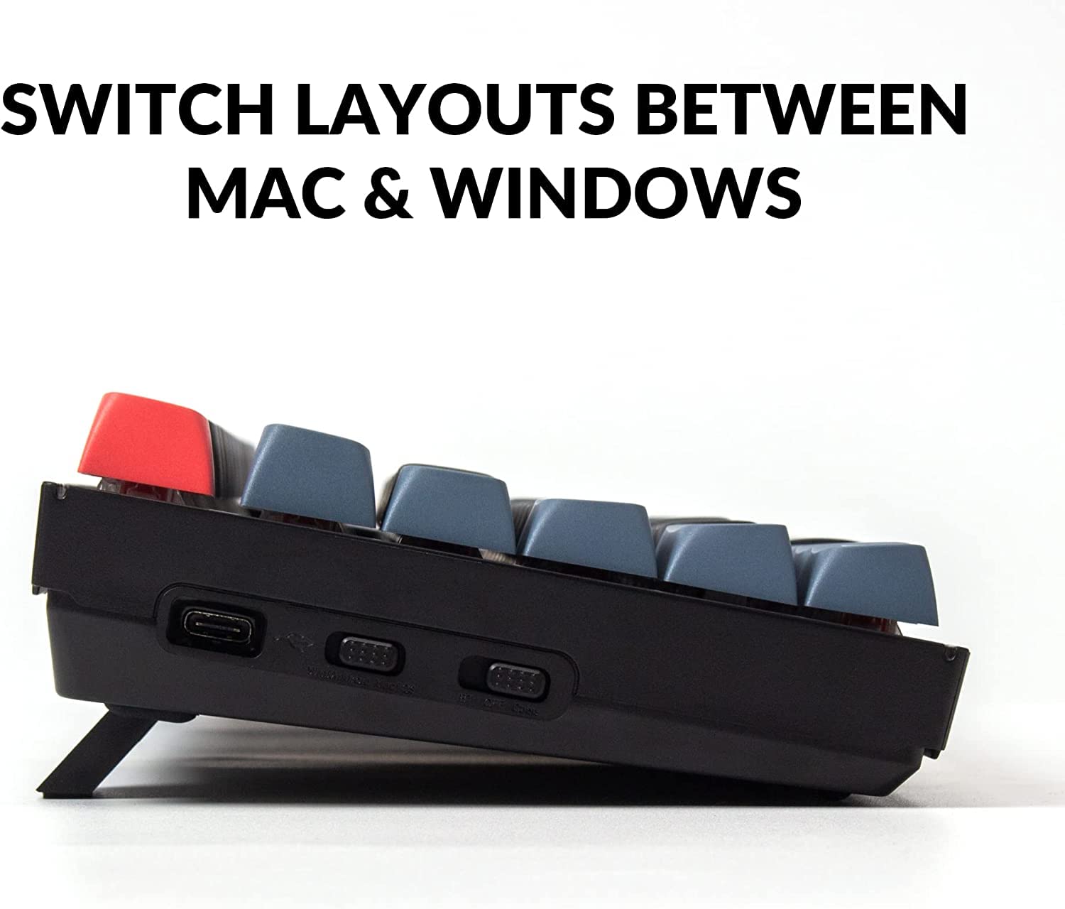 Keychron K8 Pro QMK/VIA Wireless Mechanical Keyboard, Hot-Swappable TKL Custom Programmable Macro Wired Keyboard with Gateron G Pro Brown Switch, RGB Backlit, PBT Keycaps for Mac Windows Linux