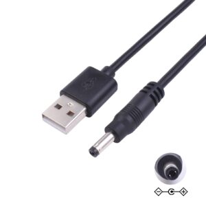 sqrgreat psp 2000 charger cable compatible with sony playstation portable psp 3000 2000 1000 series (psp-1001, 2001, 3001) and e-1000 usb data cable (3.3ft, 4mm * 1.7mm plug)