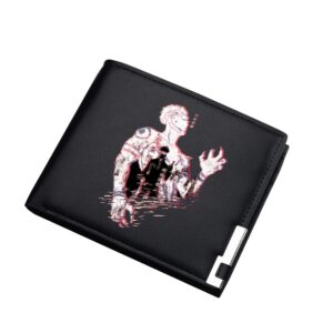 tpstbay cartoon pu leather short wallets cartoon id card holder anime purses harajuku men money bag boys clutch(13)