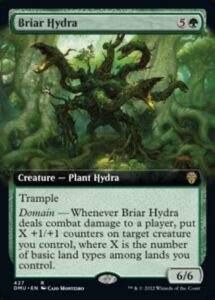 magic: the gathering - briar hydra (427) - extended art - dominaria united