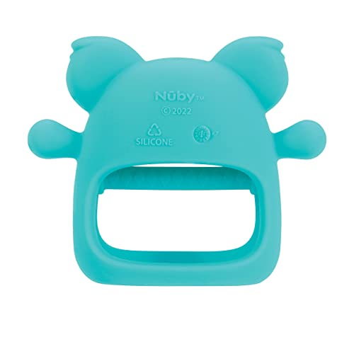 Nuby Silicone Wrist Teething Mitten - Baby Teether Ring - 3+ Months - Koala