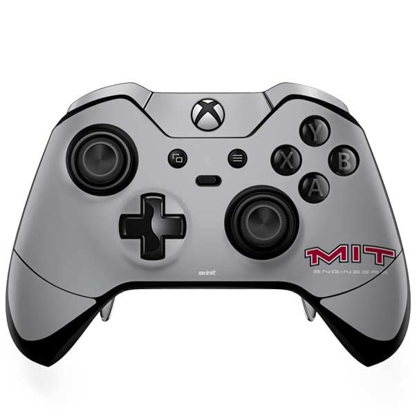 Skinit Decal Gaming Skin Compatible with Xbox One Elite Controller - Officially Licensed Massachusetts Institute of Technology MIT Engineers Grey Design