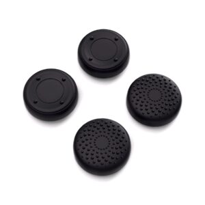 playvital thumb grip caps for steam deck lcd, for ps portal remote player silicone thumbsticks grips joystick caps for steam deck oled - raised dots & studded design