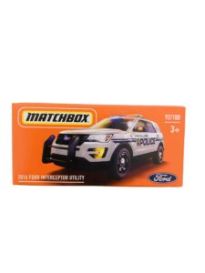 matchbox 2016 ford interceptor utility, police 92/100