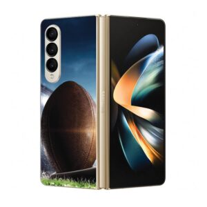 mightyskins skin compatible with samsung galaxy z fold 4 - big game | protective, durable, and unique vinyl decal wrap cover | easy to apply, remove, and change styles | made in the usa