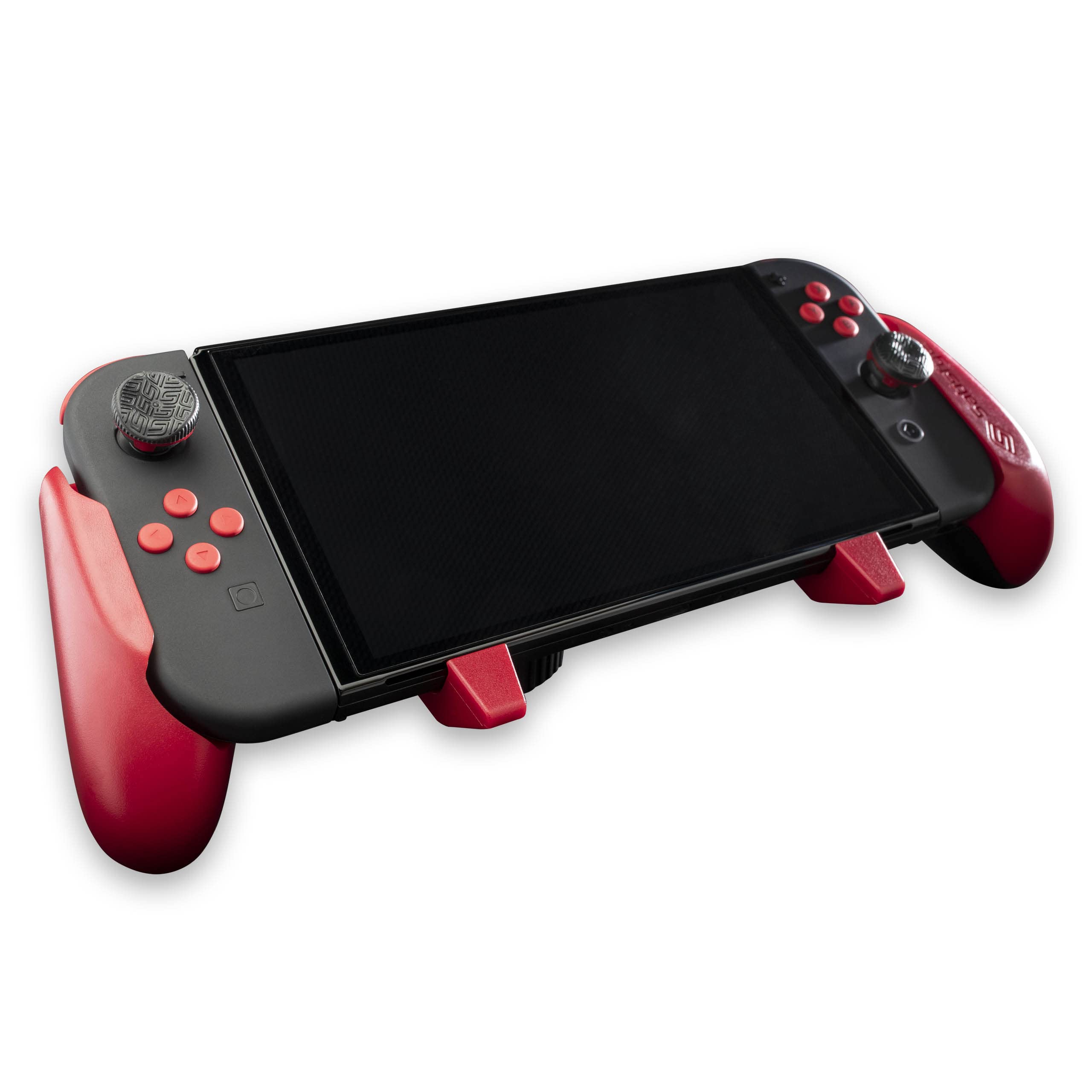 Satisfye - ZenGrip Pro Gen 3 OLED, a Switch Grip Compatible with Nintendo Switch - Comfortable & Ergonomic Grip, Joy Con & Switch Control. #1 Switch Accessories Designed for Gamers (Red)