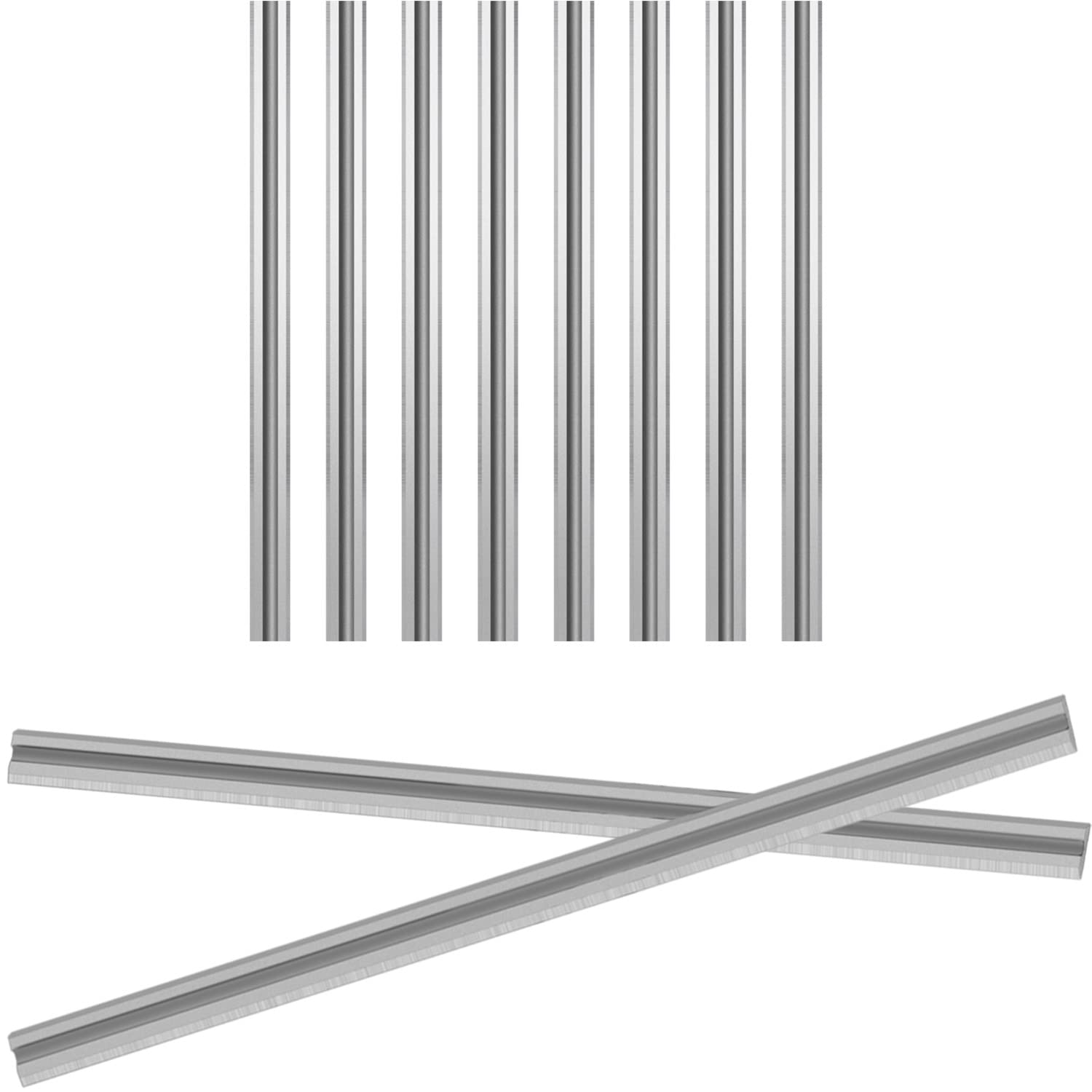 3-1/4 Inch Portable Tungsten Carbide Planer Blades for Makita KP0800K, Bosch PL2632K PA1202, DeWalt DW680K DW6654, Hitachi P20SBK, Freud, Ryobi, Wen, Black&Decker, Craftsman Most Hand Planer, 10 Pack