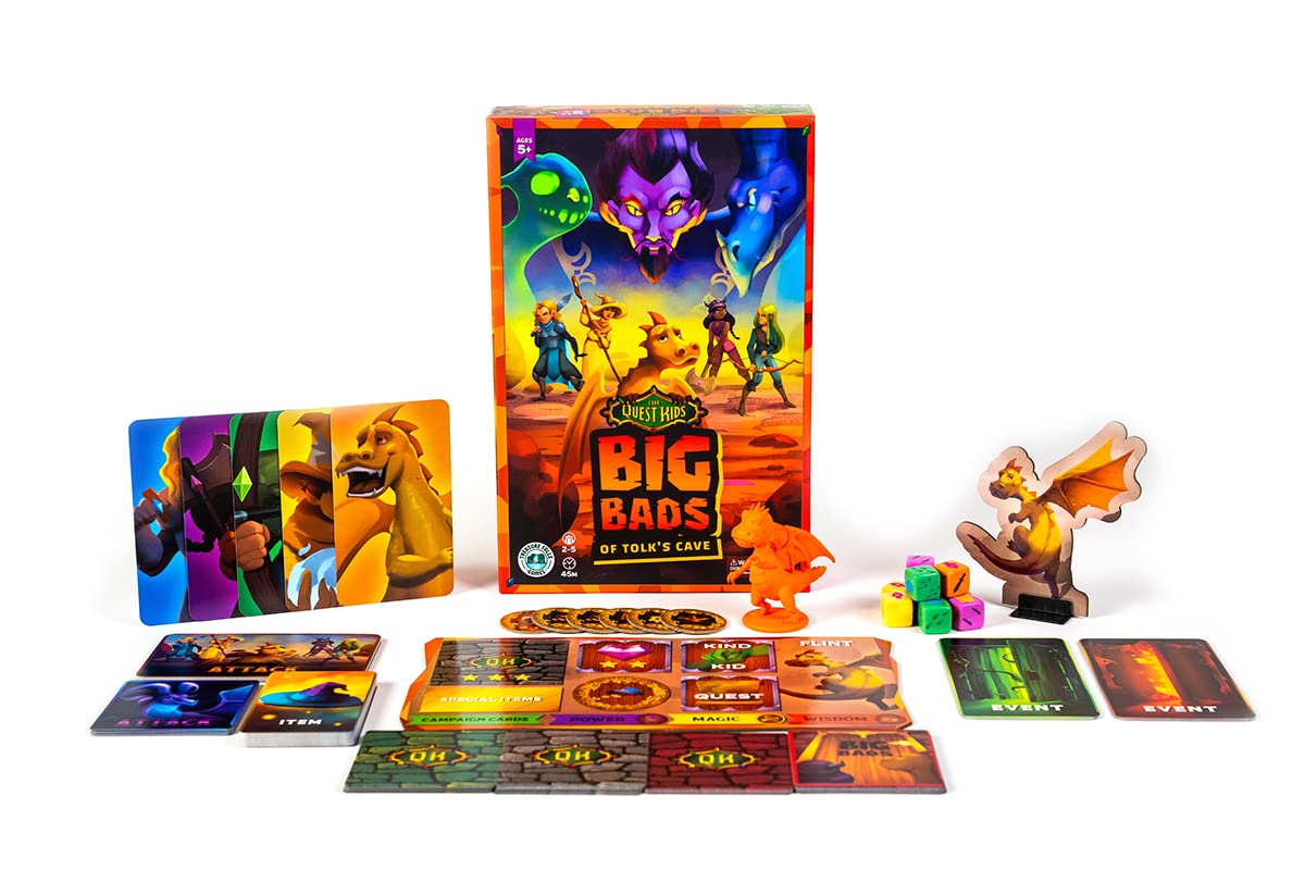 The Quest Kids: The Big Bads of Tolk's Cave | Treasure Falls Games | A Fantasy Expansion for Kids 5 Years Old and Up