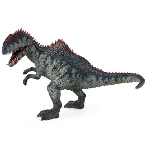 giganotosaurus action figure with eating feature, 9 in collection dino toys for boys and girls, realistic dinosaur toys for kids 3-5 party favors, birthday gifts (movable mouth)