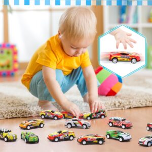 Vinsot 60pcs Pull Back Toy Cars, Mini Die Cast Race Cars Vehicles Bulk, Party Favors Car Toys, Treasure Box Toys Goodie Bag Stuffers, Christmas Birthday Party Gift for Kids Girls Boys(Style A)