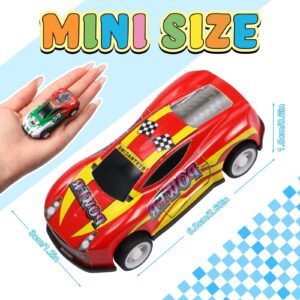 Vinsot 60pcs Pull Back Toy Cars, Mini Die Cast Race Cars Vehicles Bulk, Party Favors Car Toys, Treasure Box Toys Goodie Bag Stuffers, Christmas Birthday Party Gift for Kids Girls Boys(Style A)