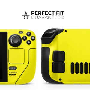 Design Skinz - Compatible with Steam Deck - Skin Decal Protective Scratch-Resistant Removable Vinyl Wrap Cover - Solid Yellow