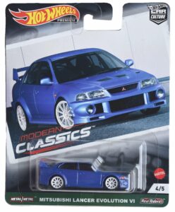 hot wheels mitsubishi lancer evolution vi, modern classics