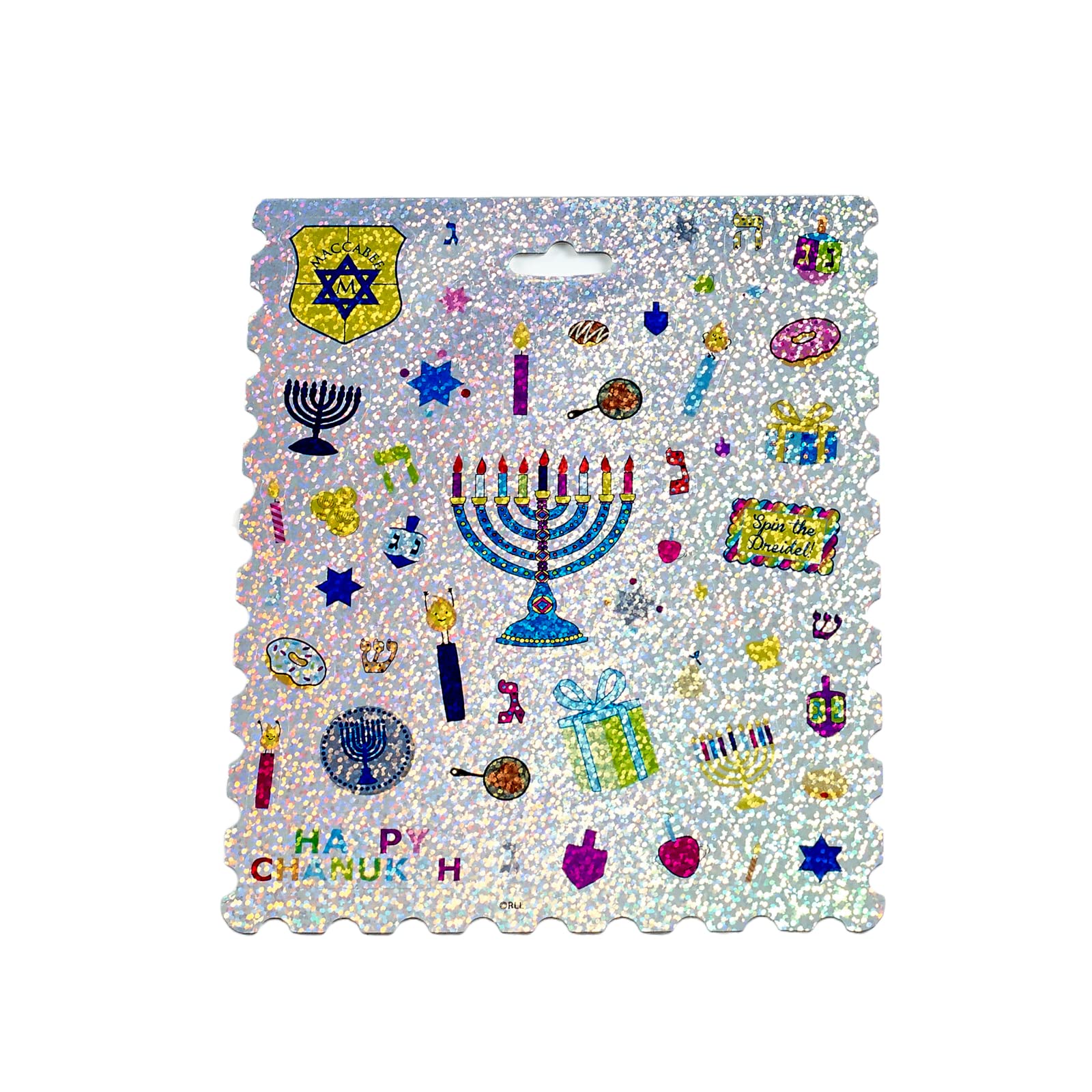 Rite Lite Sticker Book for Kids - Over 300 Chanukah Stickers! Hanukkah Jewish Arts and Crafts Stickers Gifts Hanukkah Decorations Album for Scrapbooks, Planners, Gifts and Rewards!