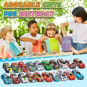 Vinsot 60pcs Pull Back Toy Cars, Mini Die Cast Race Cars Vehicles Bulk, Party Favors Car Toys, Treasure Box Toys Goodie Bag Stuffers, Christmas Birthday Party Gift for Kids Girls Boys(Style A)