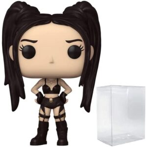 pop rocks: bella poarch funko rocks vinyl figure (bundled with compatible box protector case), multicolor, 3.75 inches