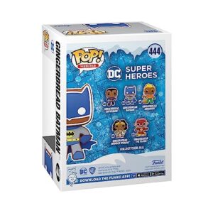 POP DC Holiday - Gingerbread Batman Funko Vinyl Figure (Bundled with Compatible Box Protector Case), Multicolored, 3.75 inches