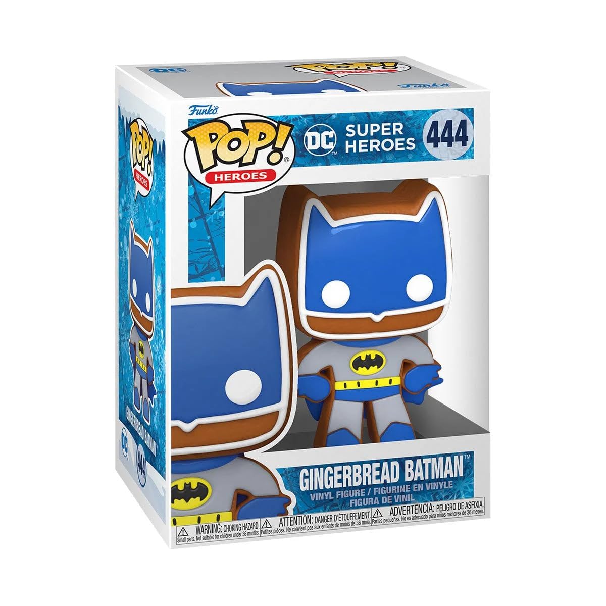 POP DC Holiday - Gingerbread Batman Funko Vinyl Figure (Bundled with Compatible Box Protector Case), Multicolored, 3.75 inches