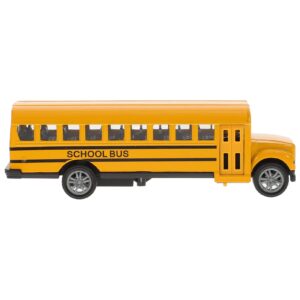 nuobesty bus 1pc decor birthday favor vehicles tabletop house mini children girls sand toy, party car boys back diecast vehicle alloy model small construction random toys funny bus toy