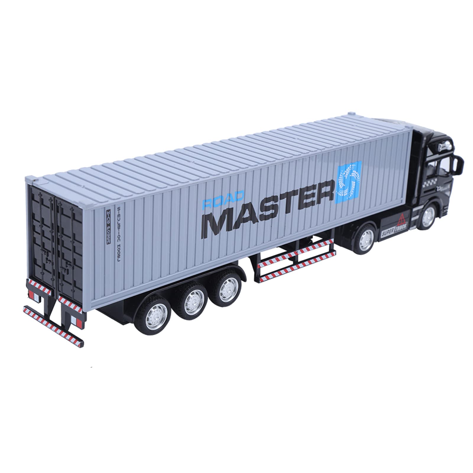 Container Truck Model, 1: 48 Alloy Toy Highly Simulation Children Car Toys Vehicle(Grey)