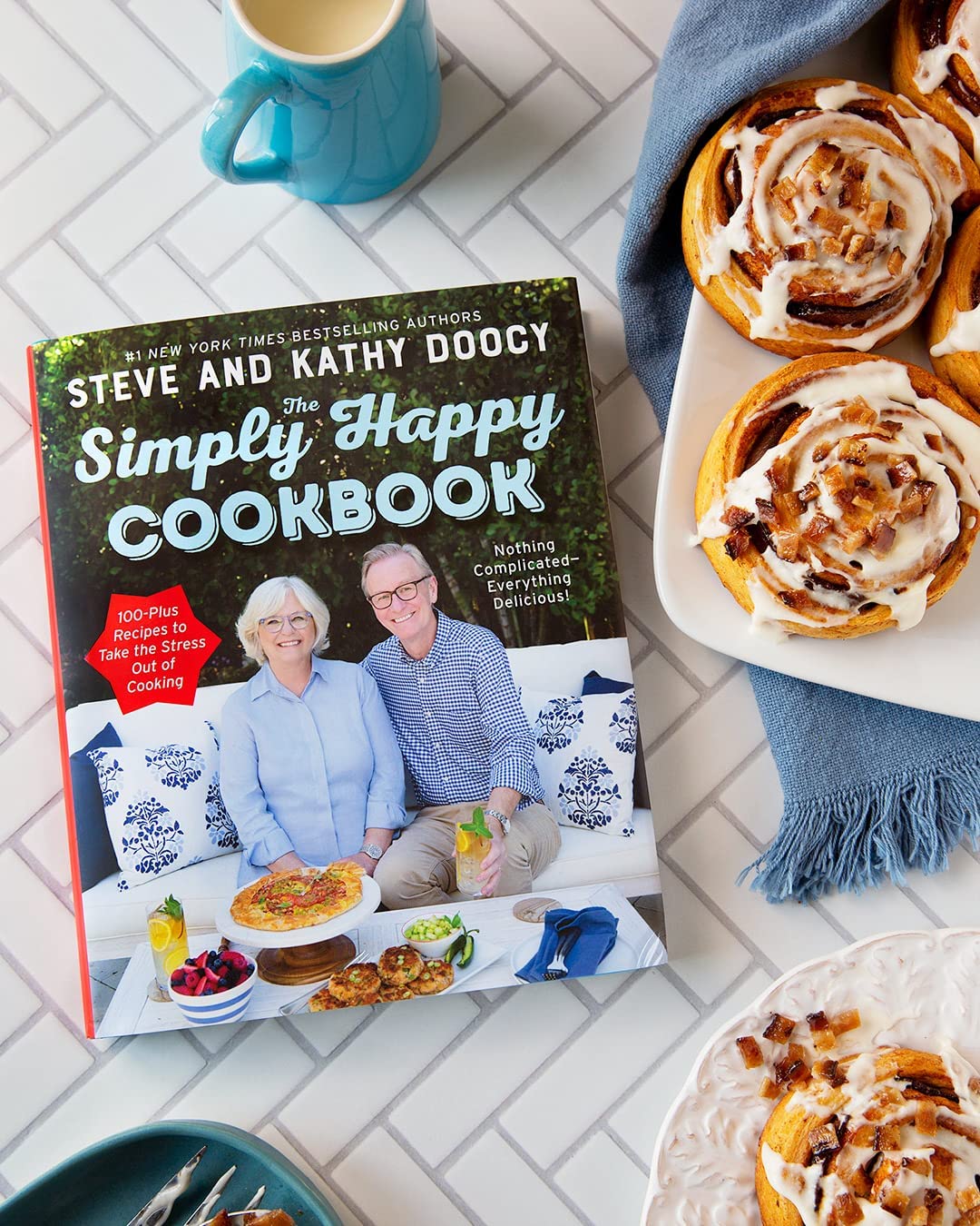 The Simply Happy Cookbook: 100-Plus Recipes to Take the Stress Out of Cooking (The Happy Cookbook Series) [Spiral-bound] Steve Doocy and Kathy Doocy