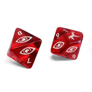 Free League Blade Runner RPG: Dice Set - 4 Piece Dice Set, SciFi RPG Accessory