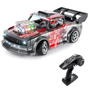 goolrc rc drift car 1/18 rc car fast and furious cars remote control car for boys 8-12 2.4ghz 4wd 30km/h rc race car full scale high speed kids gift rtr with esp function rc truck rc car for kids